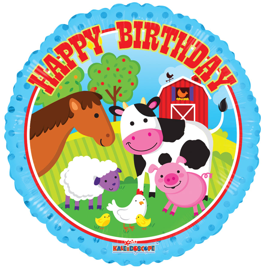 Happy Birthday farm animals – Gonzales Party Store