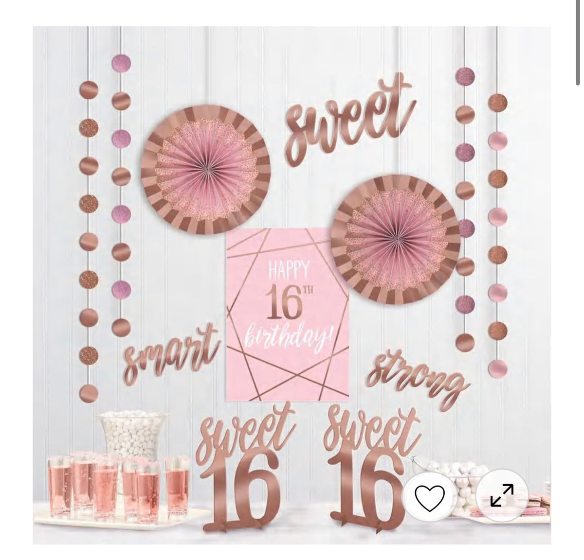 Sweet 16 Room Decor Kit – Gonzales Party Store