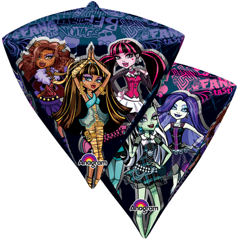 17" Ultrashape Diamondz Monster High Balloon – Gonzales Party Store